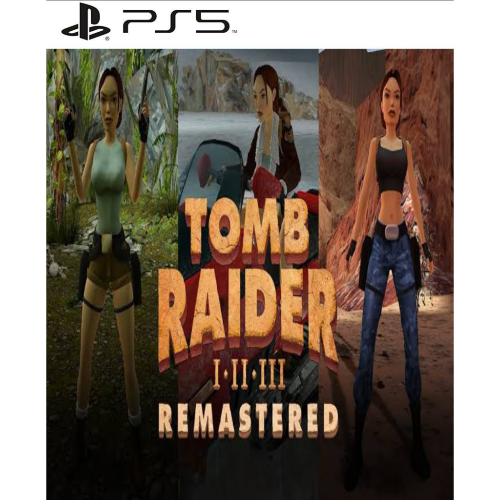 Tomb Raider I-III Remastered Starring Lara Croft PS5 - PSX Game Store